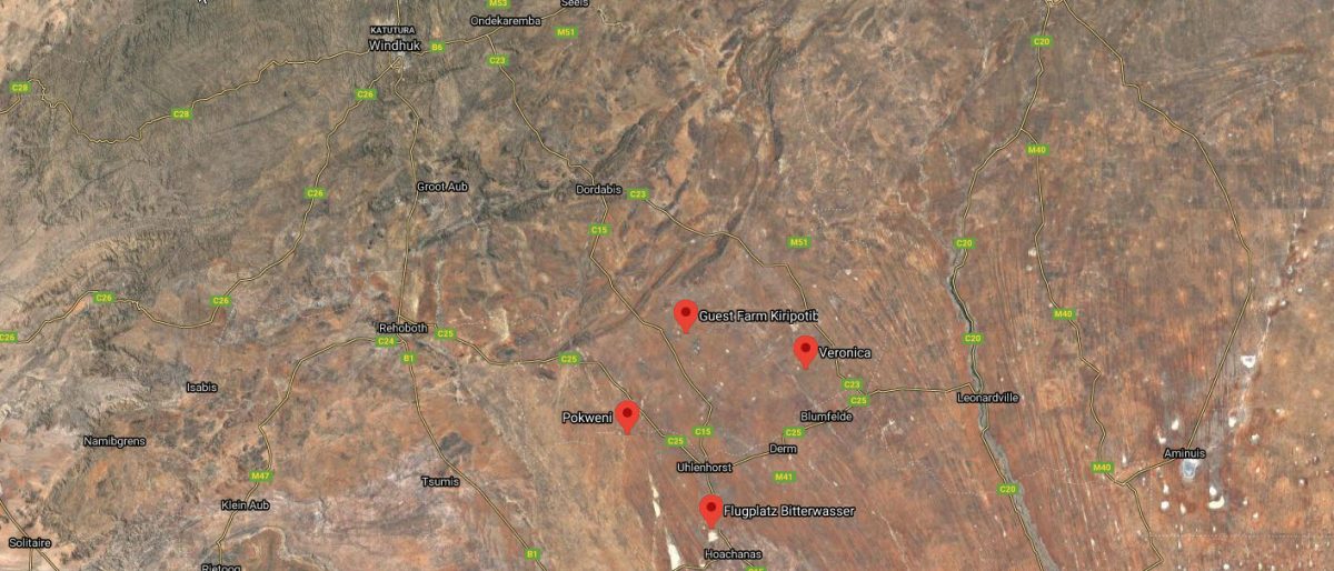 Overview and Location – Soaring Society of Namibia